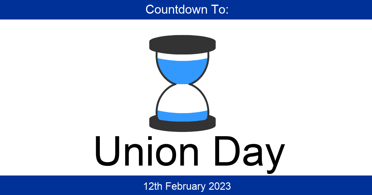 Countdown To Union Day | Days Until Union Day