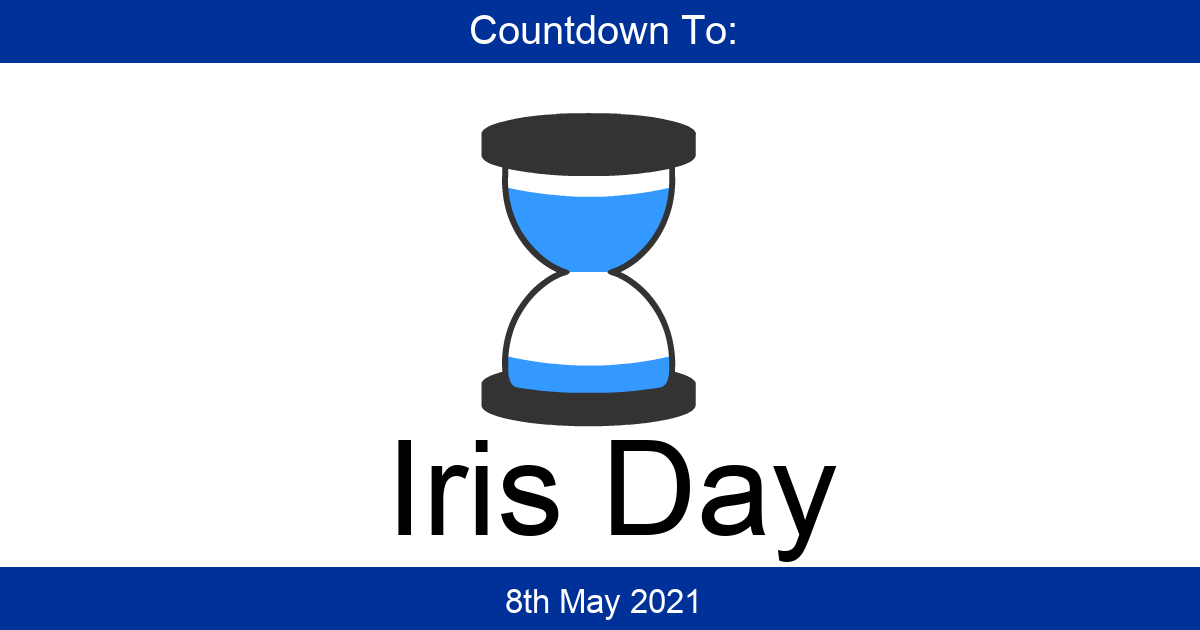 Countdown To Iris Day | Days Until Iris Day